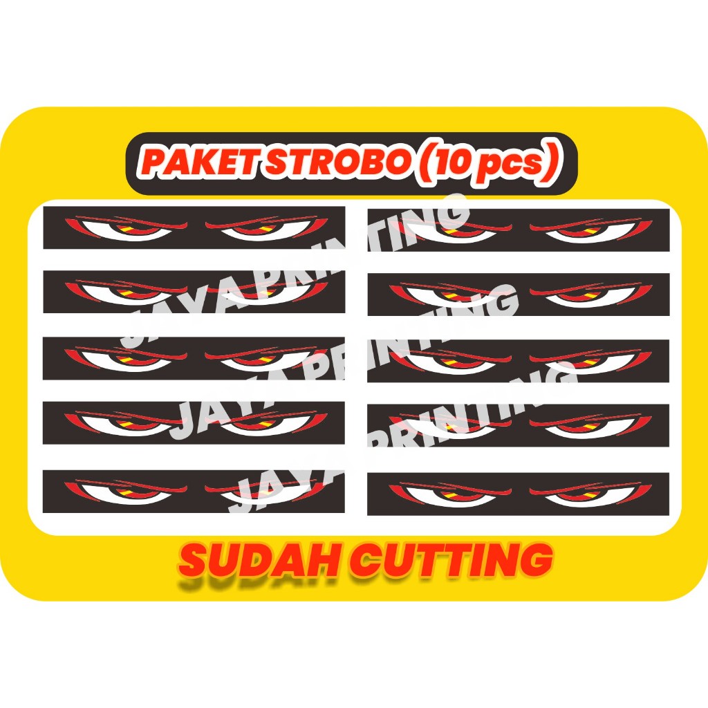 Jual STIKER STROBO MATA MINIATUR | Shopee Indonesia