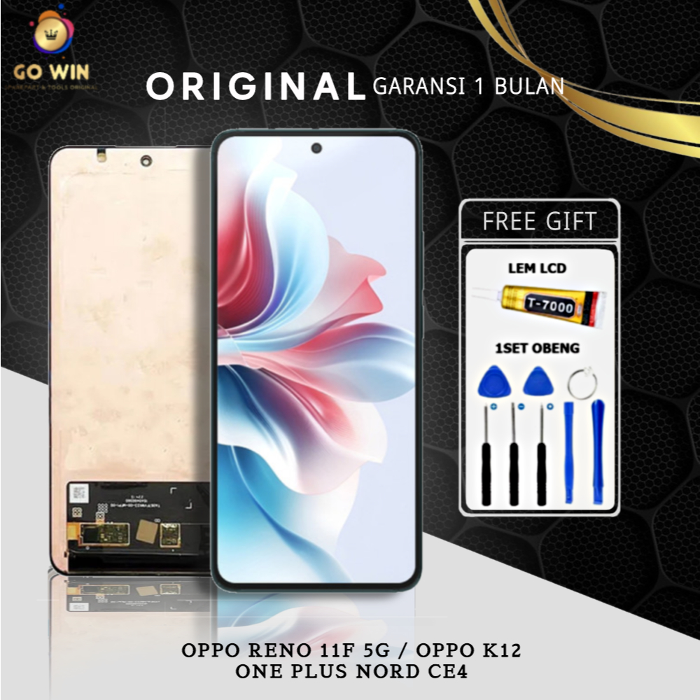 Jual ORIGINAL LCD OPP0 RENO 11F 5G / OPP0 K12 / ONE PLUS NORD CE4 ...