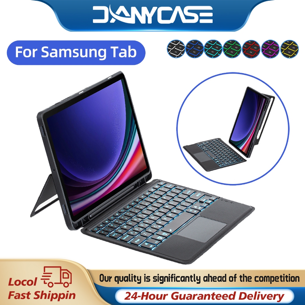 Jual DANYCASE Magnetic Detachable Backlit Keyboard Case for Samsung ...