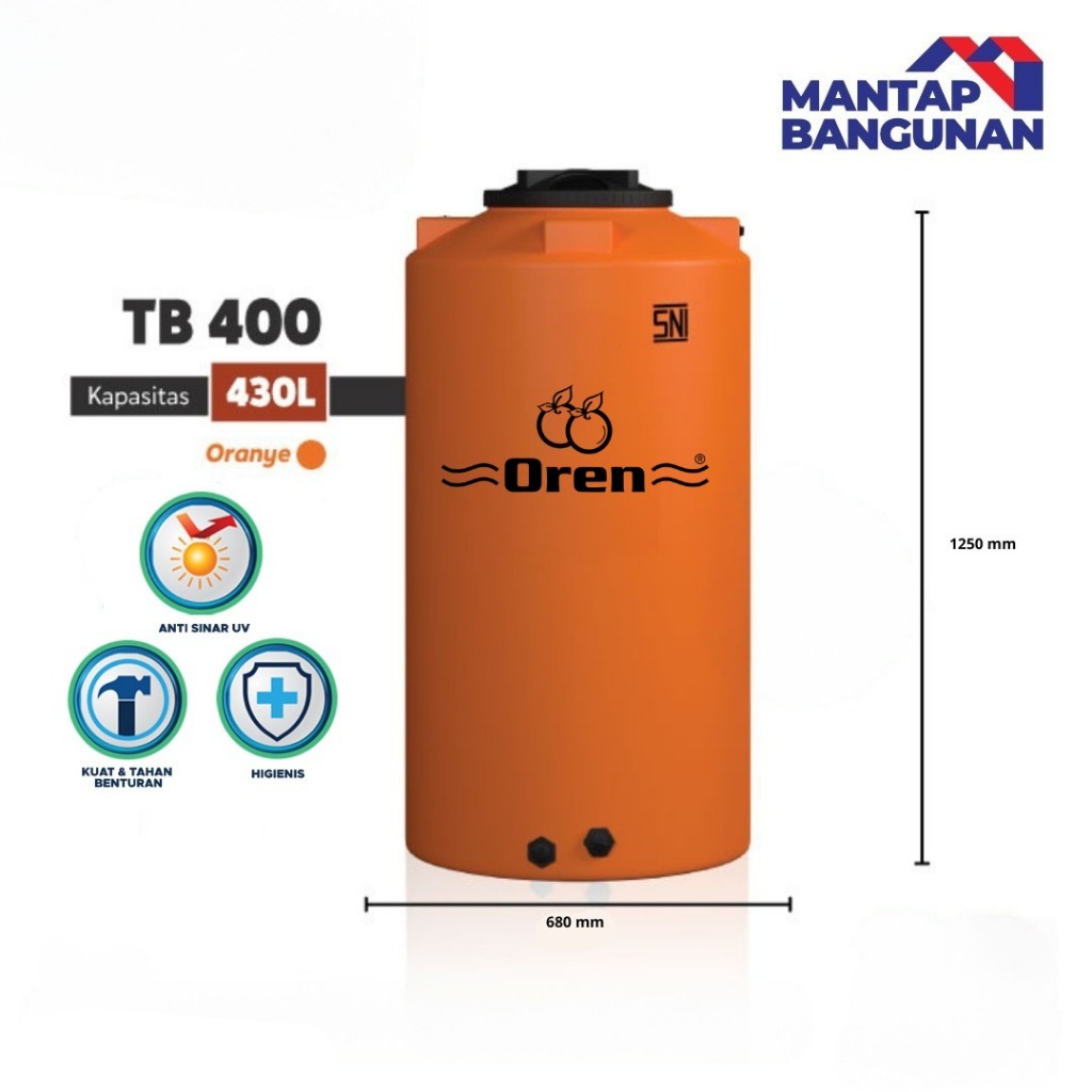 Jual Tangki Air Oren TBO 400 (430 Liter) | Shopee Indonesia