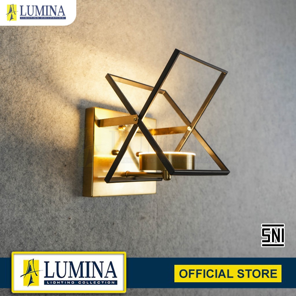 Jual LUMINA Lampu Dinding Indoor Outdoor Model Minimalis - Type B-020/1 ...