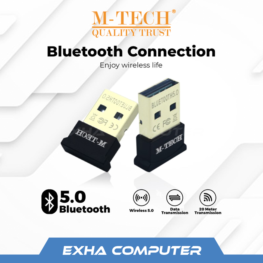 Jual USB Dongle Bluetooth 5.0 Nano MTech BT05 Versi 5.0 Adapter ...