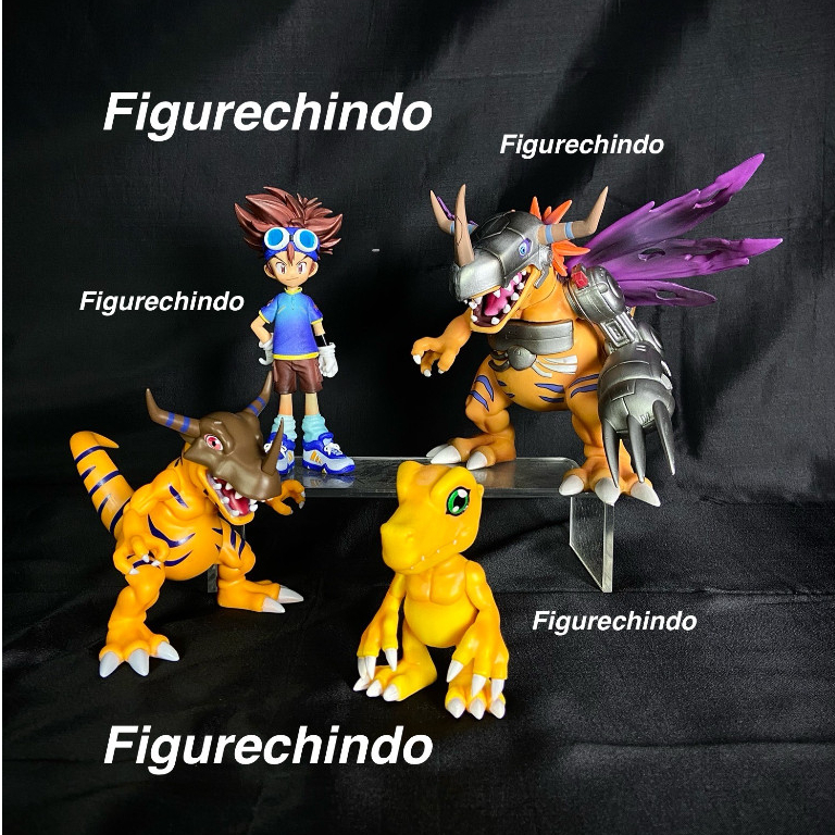 Jual [ Foto Asli ] Statue Digimon Yagami - Agumon - Greymon Recast ...
