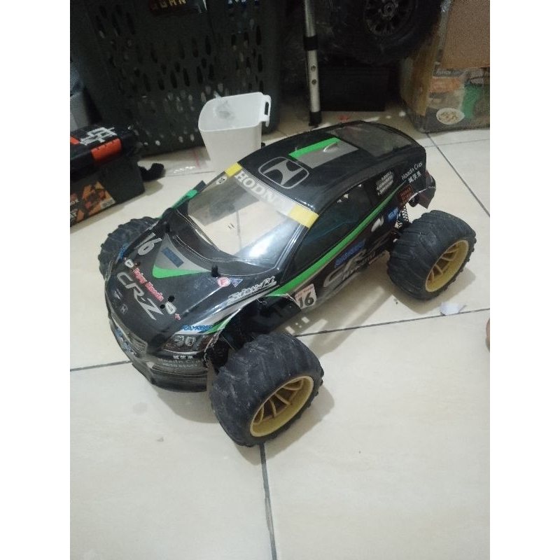 Jual kit rc monster truck hsp Brontosaurus electric 1/10 kit only ...