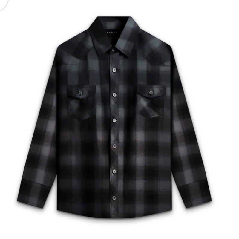 Jual RUCAS Gradation Dark Grey Washed - S | Shopee Indonesia