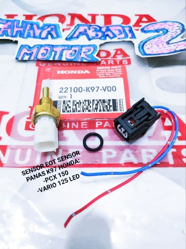 Jual SENSOR EOT SUHU PANAS THERMOSTAT+SOCKET SOKET K97 HONDA PCX 150 ...