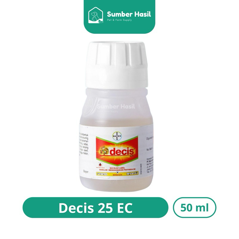 Jual DECIS 25EC INSEKTISIDA 50 ML OBAT HAMA OBAT SERANGGA DECIS BAYER ...