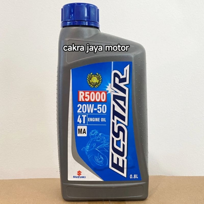 Jual Oli SGO Ecstar R5000 20W-50 4T 800ml | Shopee Indonesia