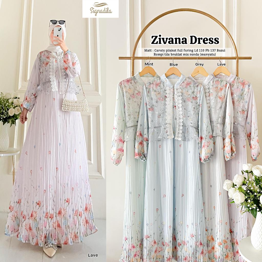 Jual [ NEW ] GAMIS TERBARU REINA / ZIVANA / ELMARA / SALVINA / DIYANA ...
