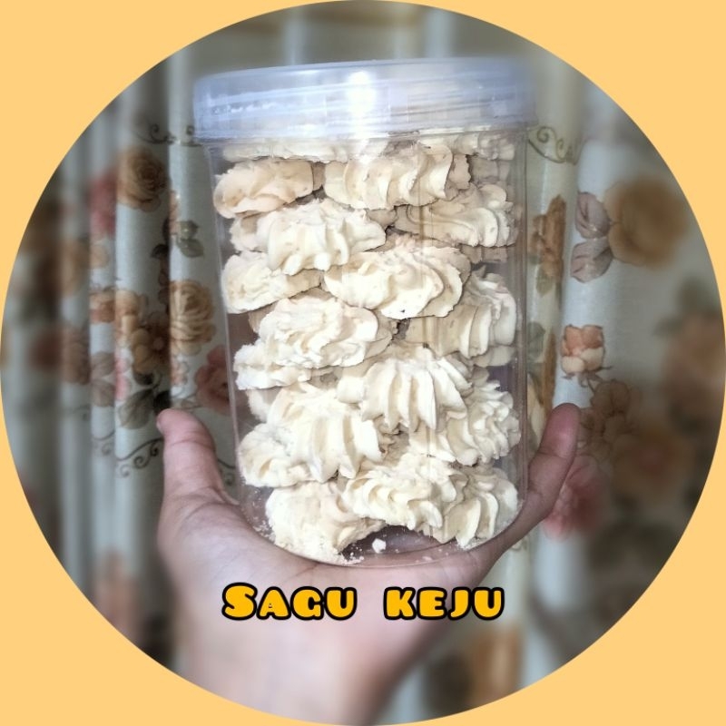 Jual Kue Sagu keju kemasan tabung 350gram 100% Original Khas jember renyah gurih | Shopee Indonesia