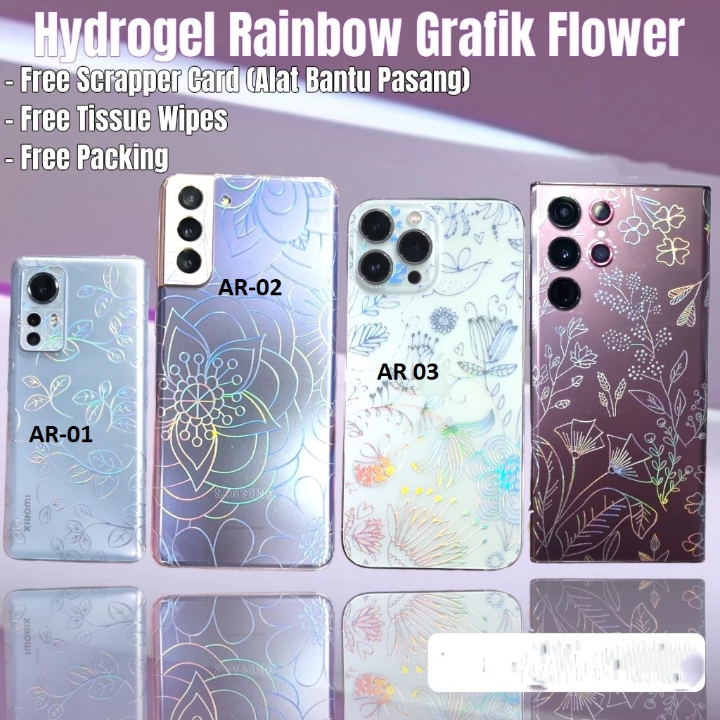 Jual HYDROGEL MOTIF NEW BACK SKIN AURORA FLOWER SAMSUNG A56 5G A36 5G ...