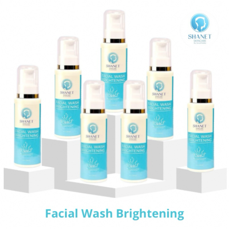 Jual SHANET Bundling Facial Wash Brigtening 150ml 7 pcs | Shopee Indonesia