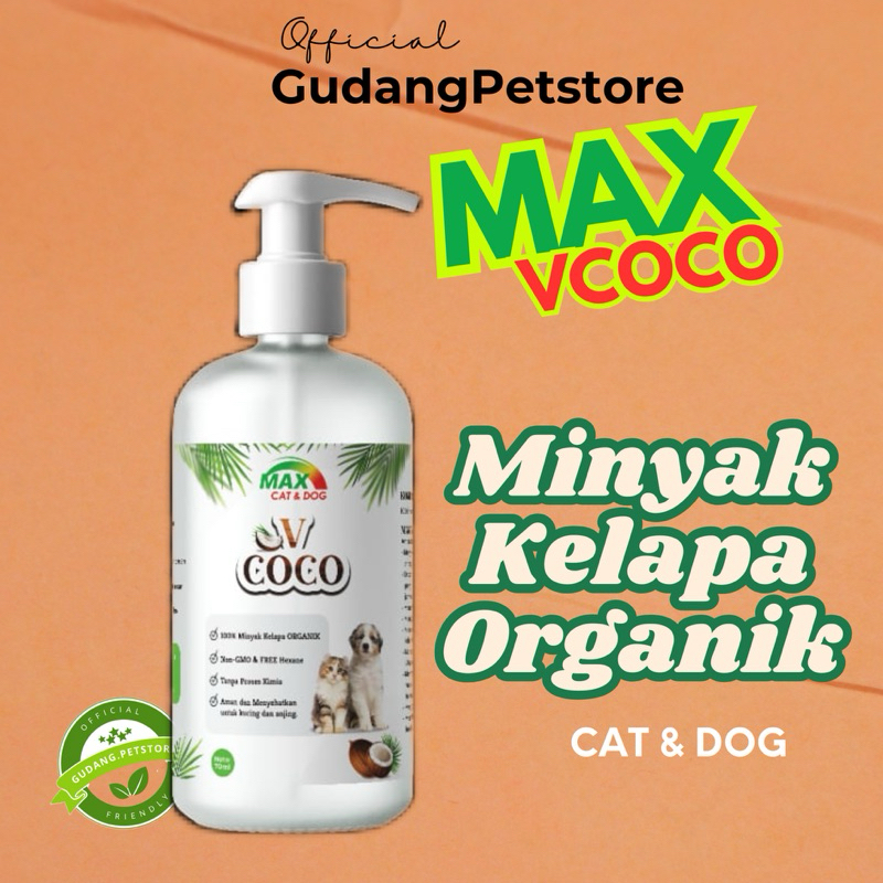 Jual VCO MINYAK KELAPA KUCING ANJING | MAX VCOCO | Shopee Indonesia