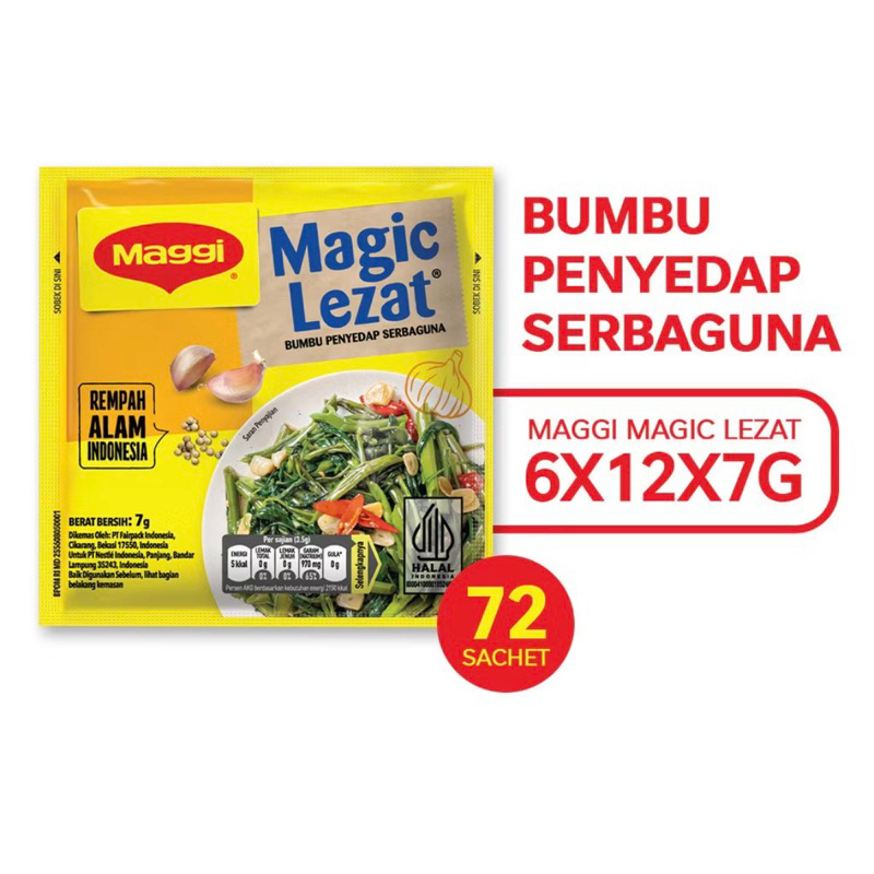 Jual Maggi Magic Lezat 72 sachet | Shopee Indonesia