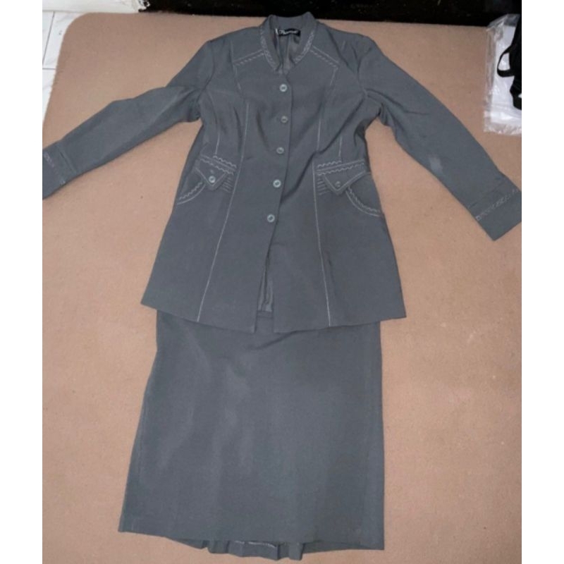 Jual Baju Guru Abu-Abu | Shopee Indonesia