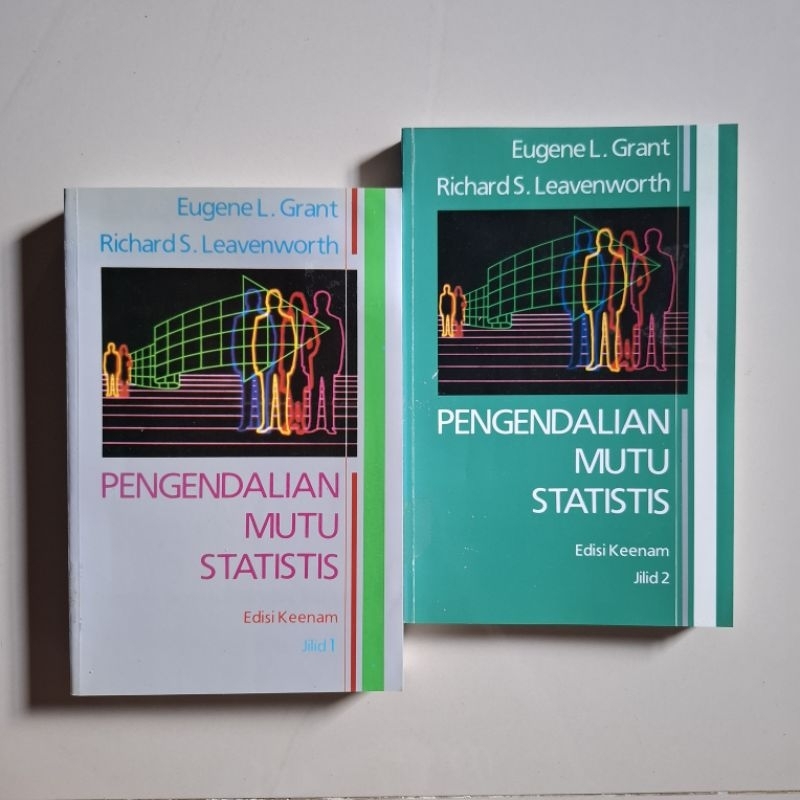 Jual Buku (ORI 100%) Pengendalian Mutu Statistis 1 dan 2 (1 Set) Eugene ...
