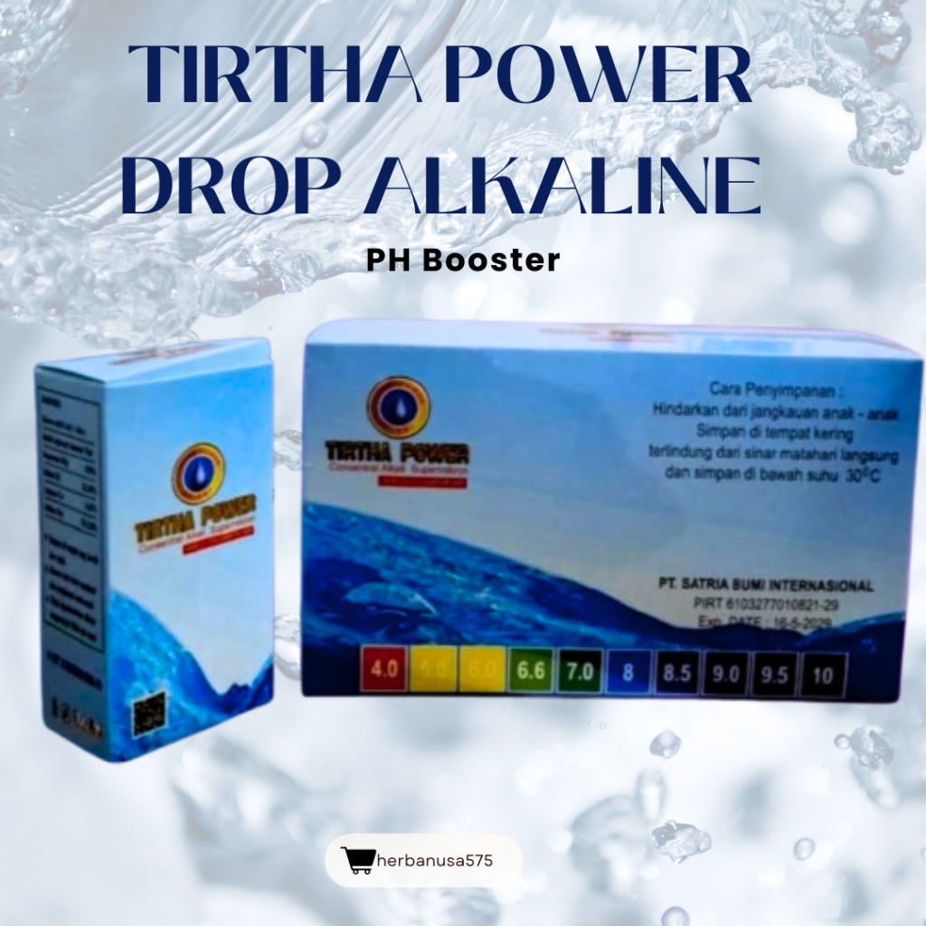 Jual TIRTHA POWER DROP MINERAL ALKALINE PH BOOSTER ISI 5 BOTOL CONSENTRAT ORIGINAL | Shopee ...