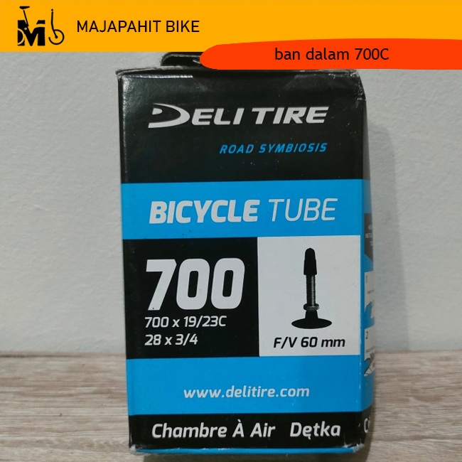 Jual ban dalam 700 x 19 23 700c - presta fv 60 mm deli tire roadbike rb | Shopee Indonesia