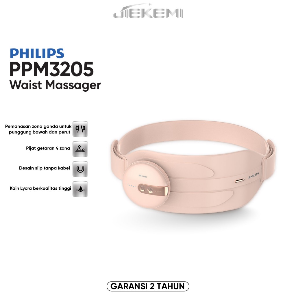 Jual Philips Massager PPM3205 Pijat Pinggang Perut Lagi Haid Hangat ...