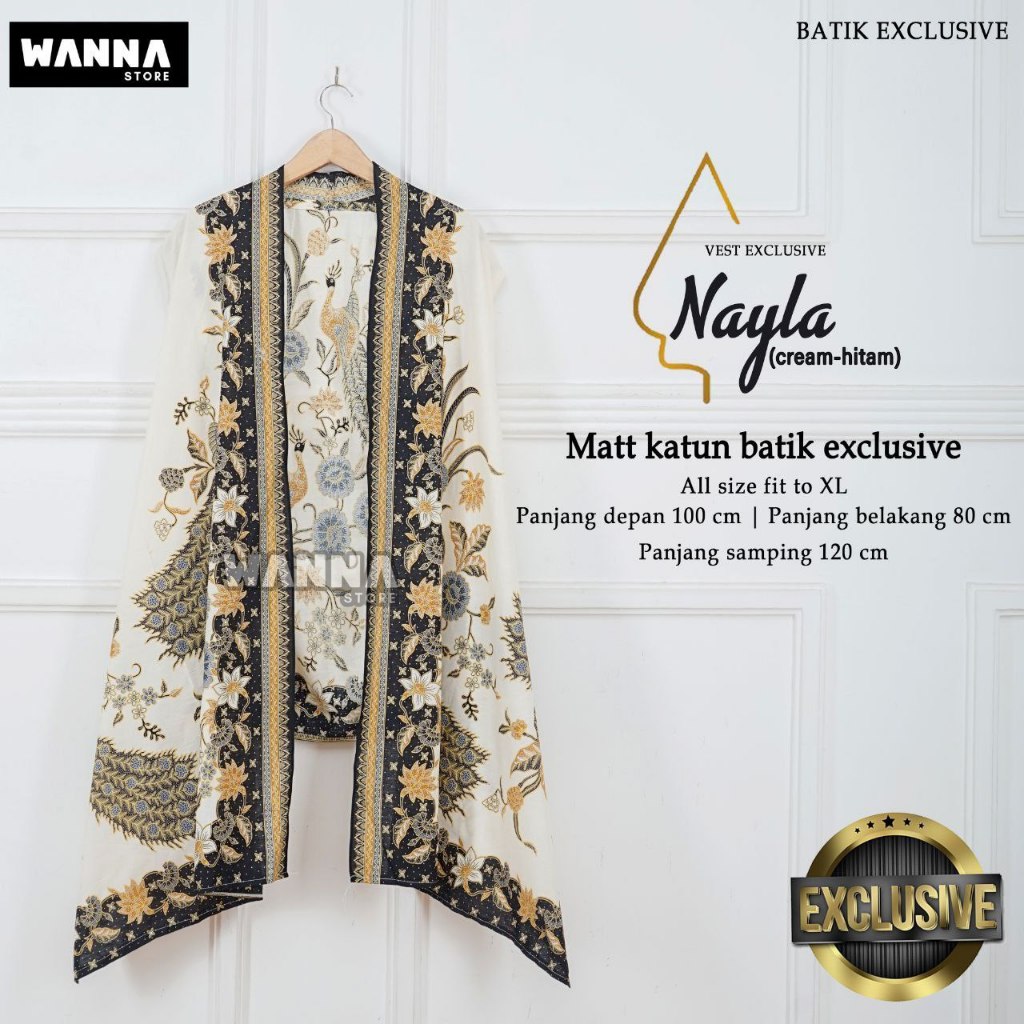 Jual Vest OUTER batik unggul jaya CARDIGAN LONGCARDI BATIK OUTFIT ...