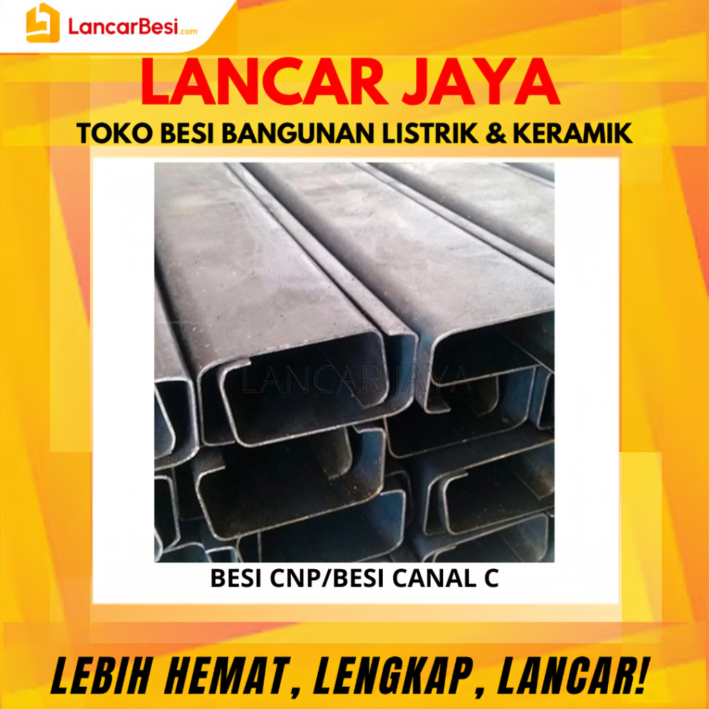Jual Besi CNP / Besi Canal C 200x75 Seri ( A & S) Hanya Untuk Area ...