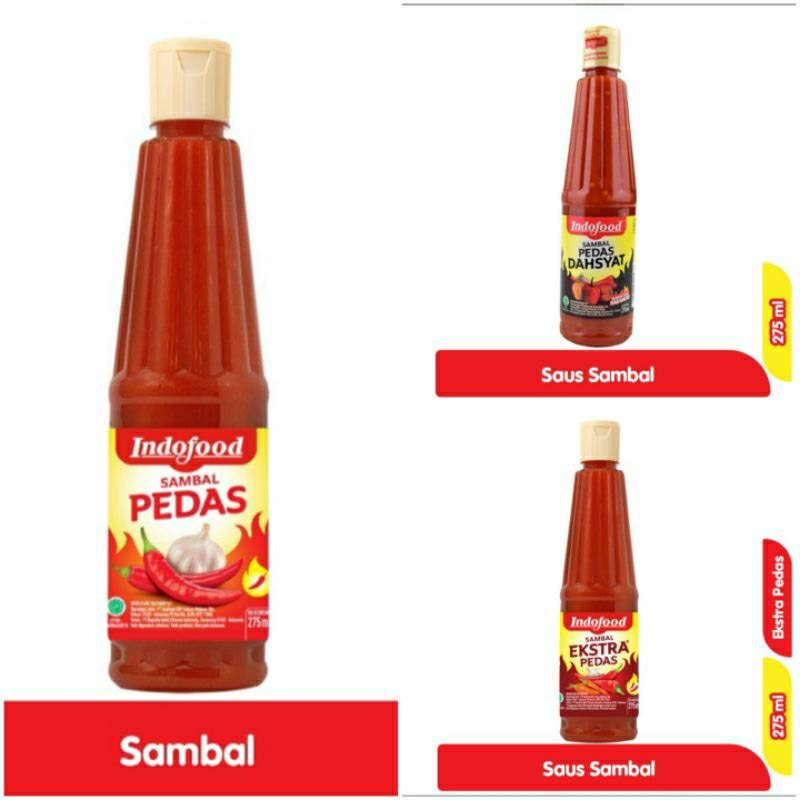 Jual Indofood Sambal botol 275ml | Shopee Indonesia