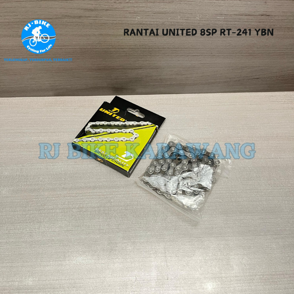 Jual RANTAI SEPEDA GUNUNG CHAIN UNITED YBN RT 241 8 speed | Shopee ...