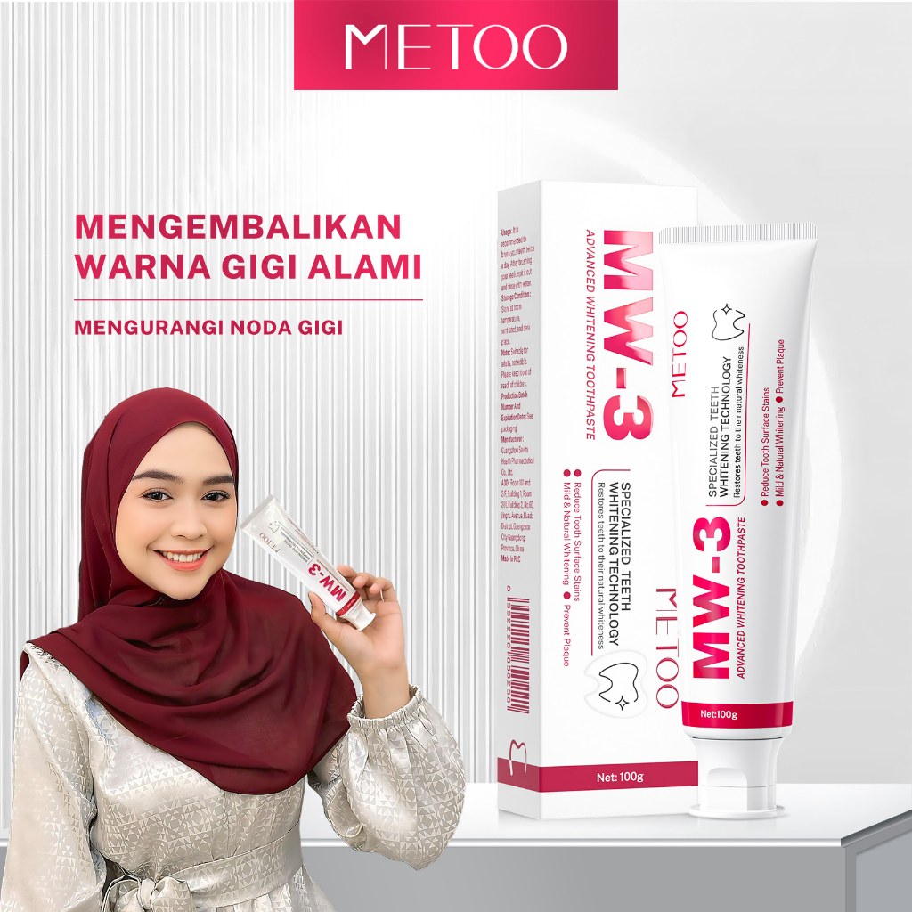 Jual [MURAH BGT] METOO PASTA GIGI MW3- BPOM-pemutih gigi / Bebas Sensitif / Bebas Karang Gigi ...