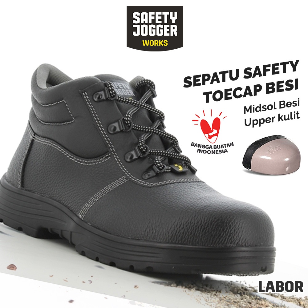 Jual Safety Jogger Works Sepatu Safety Jogger Labor Kulit Labor Midsol ...