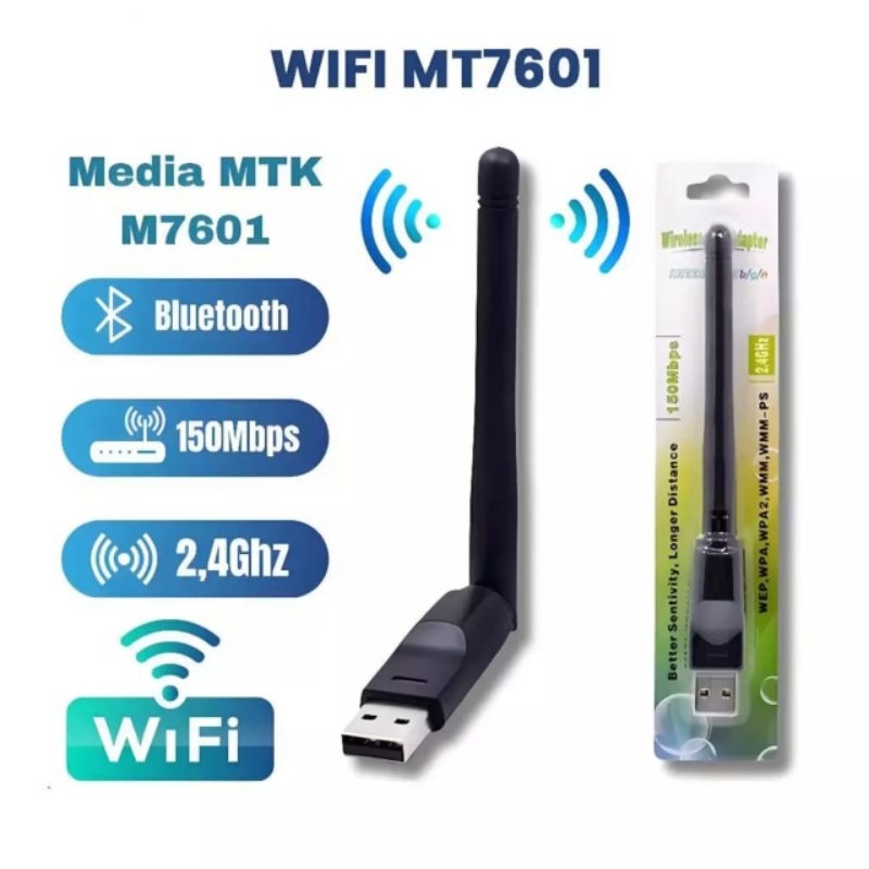 Jual USB WIFI MT7601 / USB WIFI DONGLE MT7601 ADAPTER ANTENA WIFI PC LAPTOP SET TOP BOX | Shopee ...