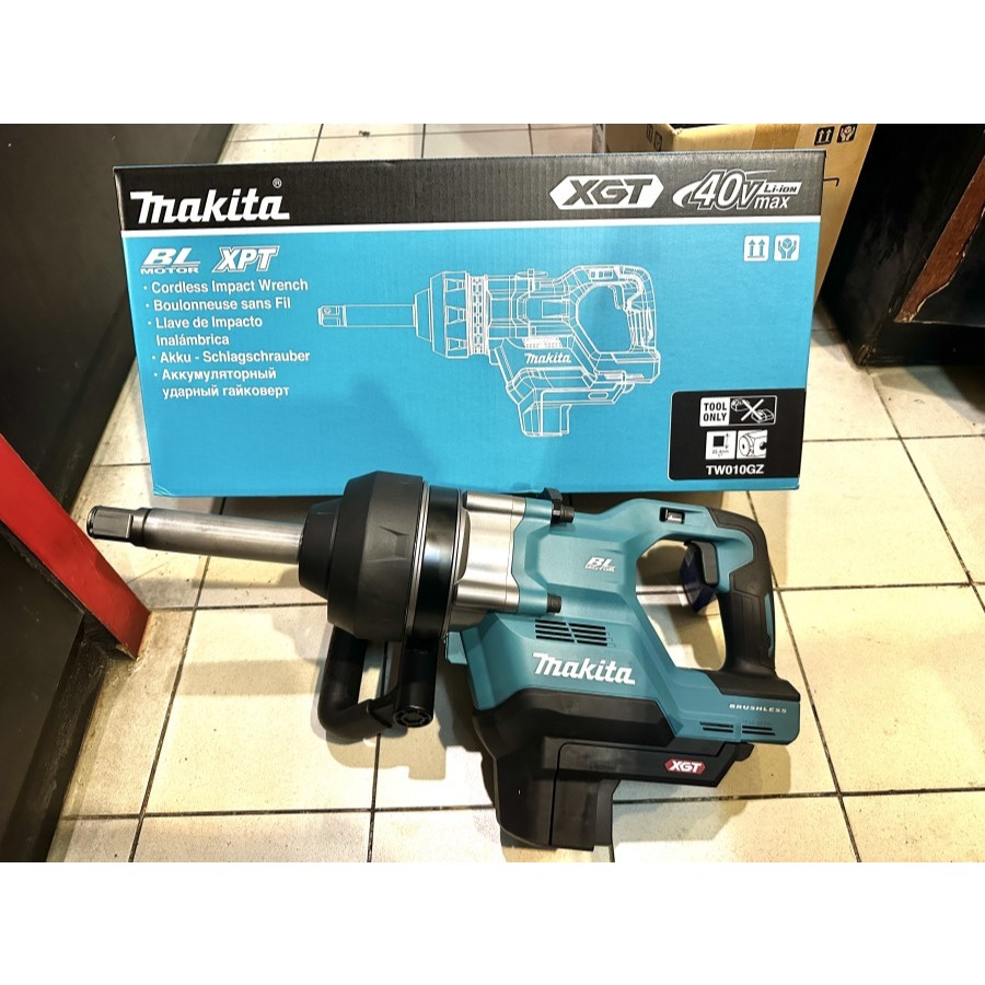 Jual Mesin Impact Wrench Baterai Cordless 40V Makita TW010GT201 ...