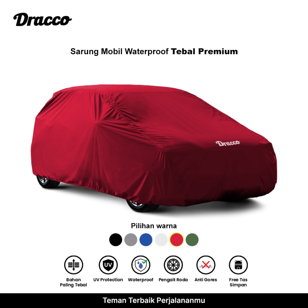 Jual DRACCO sarung mobil waterproof anti UV tebal CARPROOF premium cover mobil free tas simpan ...