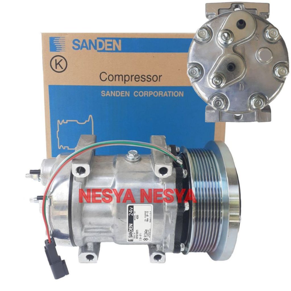 Jual Compressor Compresor Kompressor Kompresor AC SANDEN SD7H15 untuk Alat Berat Wheel Loaders ...
