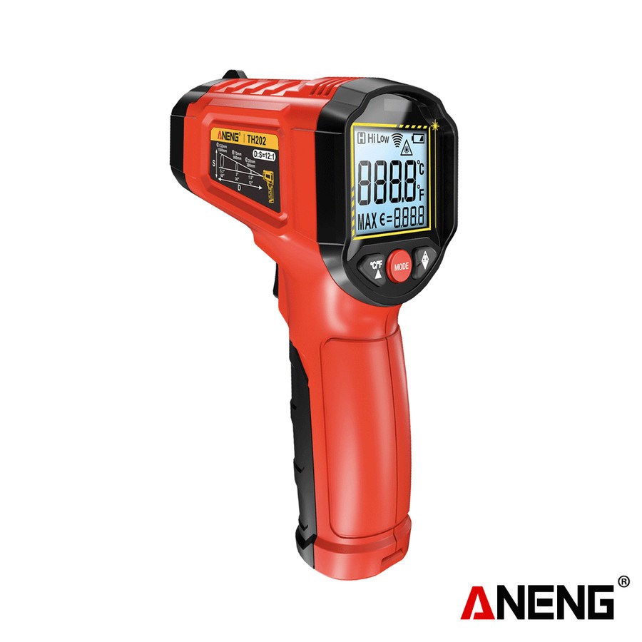 Jual Aneng TH202 Infrared Thermometer Hygrometer Non-contact Sensing ...