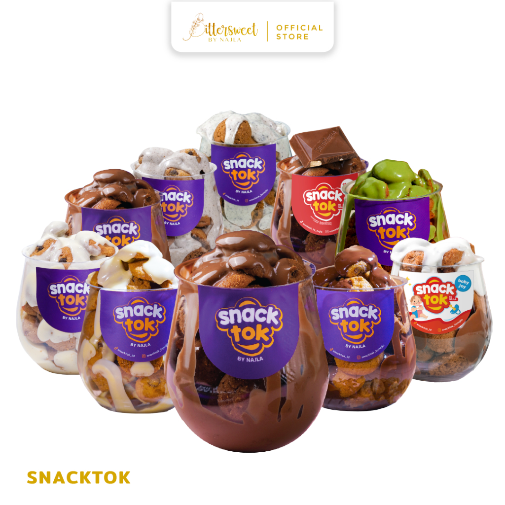 Jual [ Exclusive Live ] SNACKTOK FULL COOKIES ( SATUAN ) ( PILIH VARIAN ...