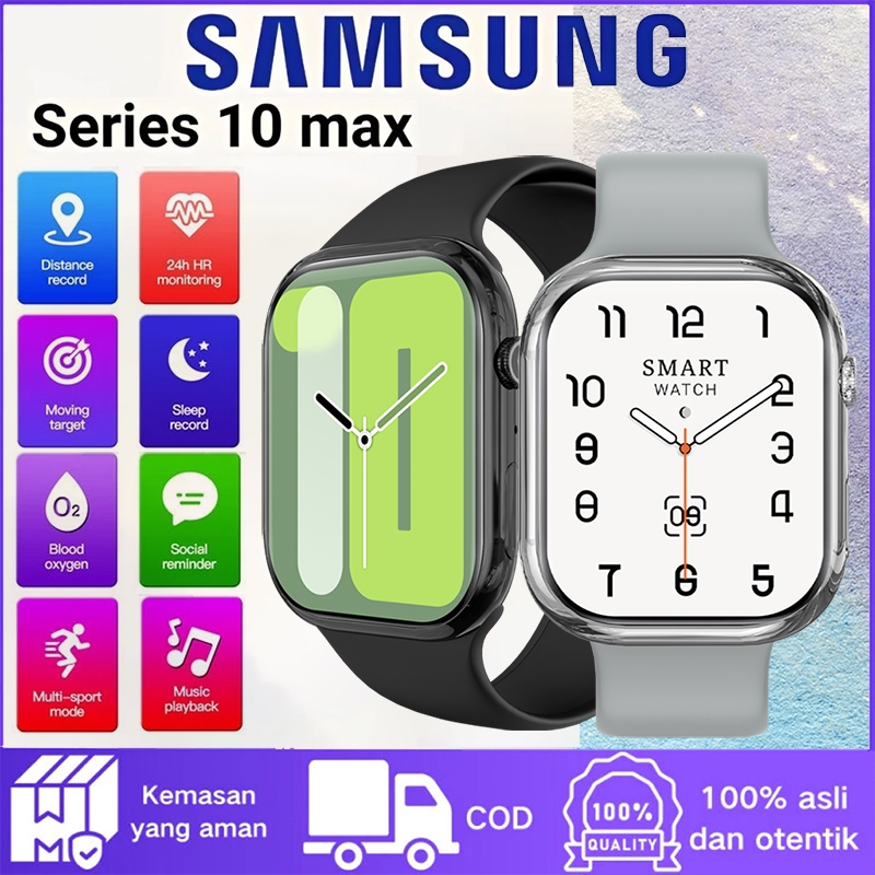 Jual Samsung 2024 NEW Samrt watch 10 Pro Max Blood Glucose Smartwatch ...