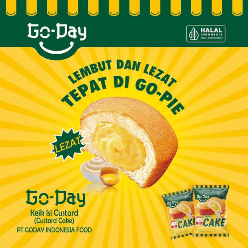 Jual GO - Day Custard ( ISI 10 PC ) | Shopee Indonesia