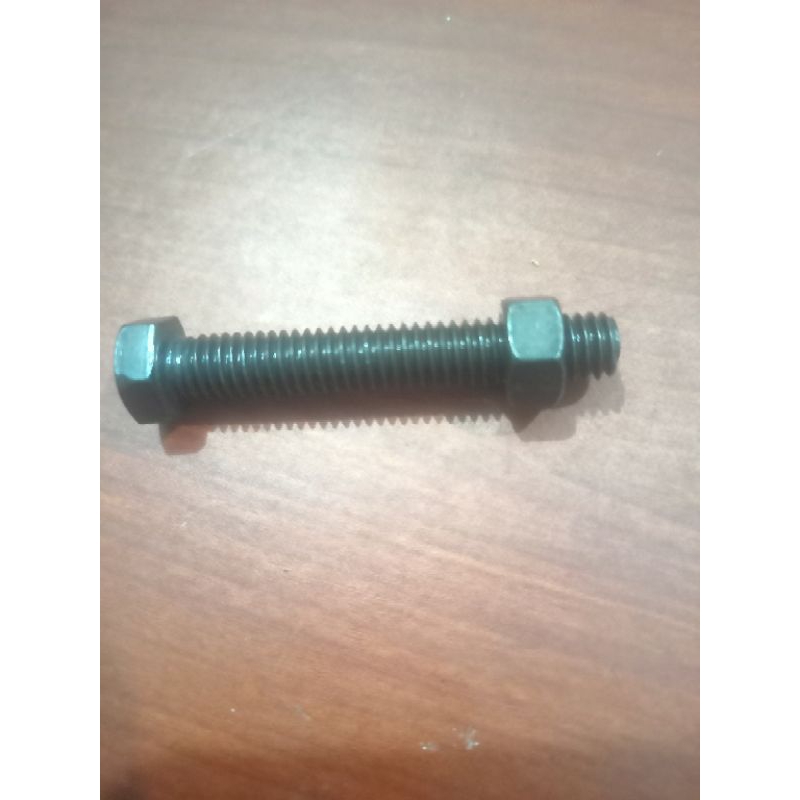 Jual baut 12 hitam p 4cm /baut mur unc 5/16 x 11/2 k.12 hitam | Shopee ...