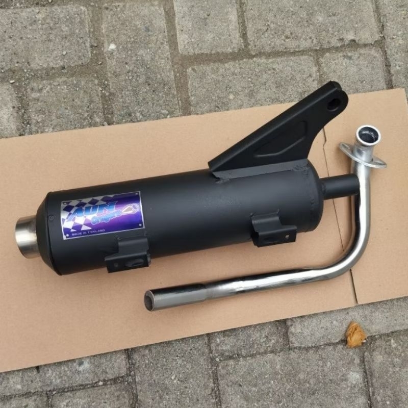 Jual AUN Power pipe 1set silent killer for beat carb beat fi honda ...