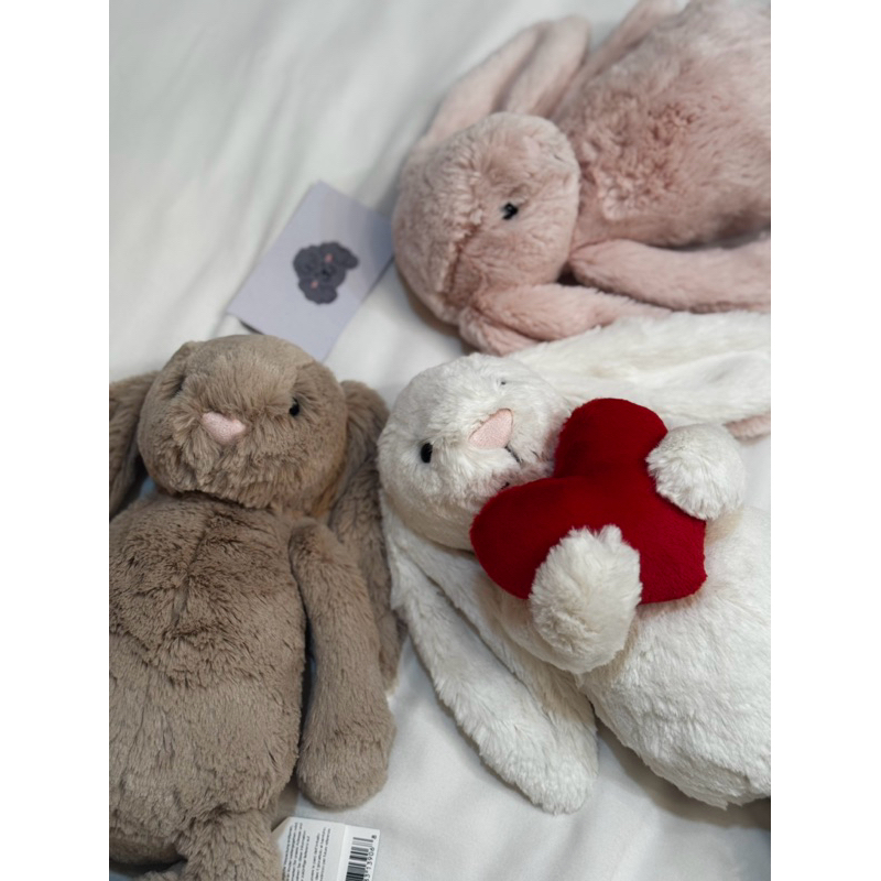 Jual [READY STOCK] OFFICIAL Jellycat MEDIUM Bashful Bunny Original, Luxe, and Valentines Edition ...