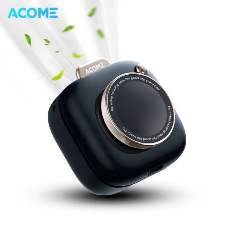 Jual ACOME AF002 Mini Fan Hitam Desain Kamera Portable Kipas Angin Mode ...