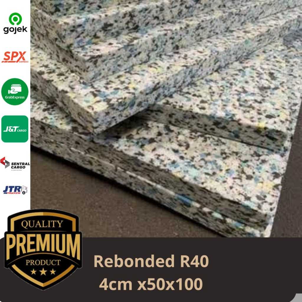 Jual Busa Rebonded alas dudukan setrika dudukan sofa 4cmx50cmx100cm ...