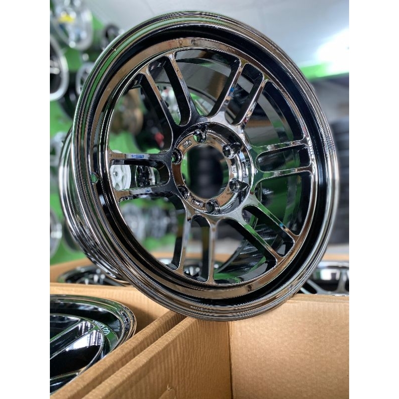 Jual Velg Winch Black Chrome R18 Pcd 6x139 Lebar 9,0 ET 0 | Shopee ...