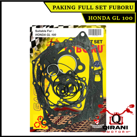 Jual PERPAK FULL SET HONDA GL 100 PAKING GASKET PAKING FUBORU | Shopee ...