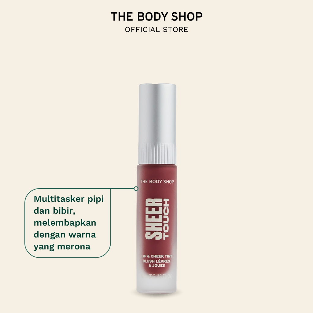 Jual The Body Shop Sheer Touch Lip And Cheek Tint Brave 8ml | Shopee ...