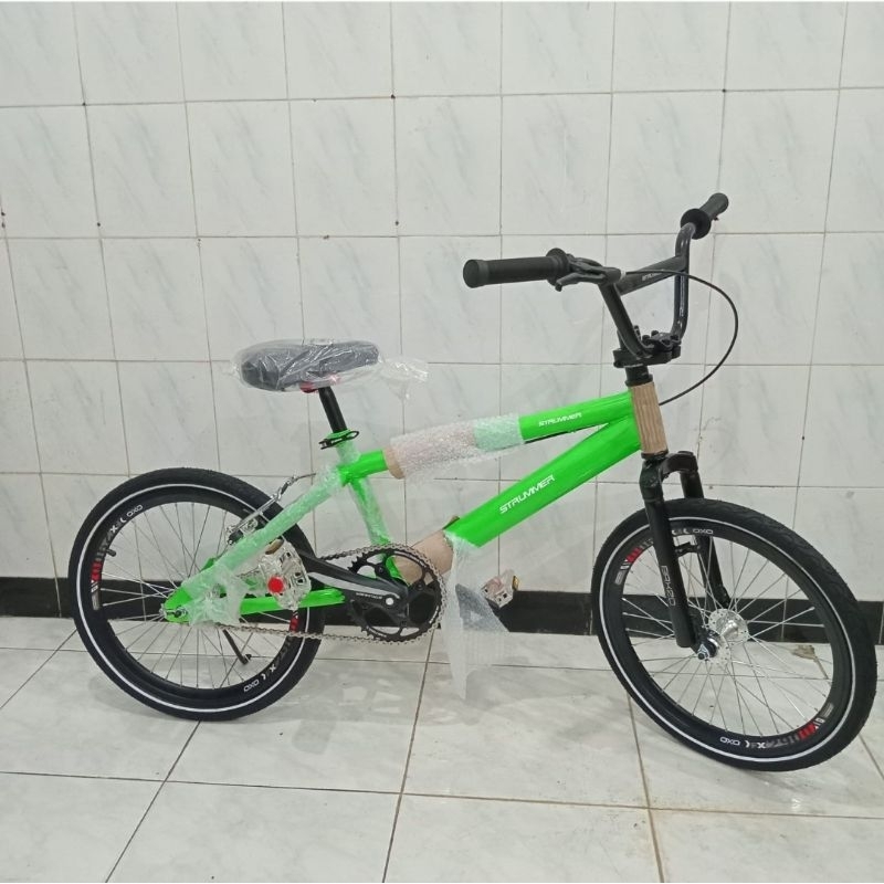 Jual SEPEDA BMX 20 INCH MODIFIKASI SPESIFIKASI BALAP WHEELSET OXO HIJAU ...