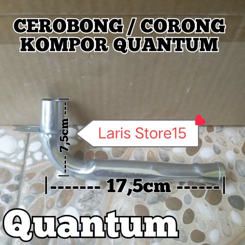 Jual CEROBONG PIPA L TUNGKU KOMPOR GAS QUANTUM KHUSUS CORONG PIPA ...