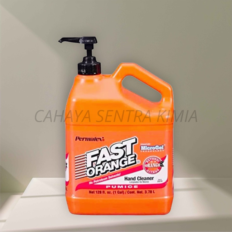 Jual Permatex fast orange hand cleaner 3.785 liters hand cleaner fast ...