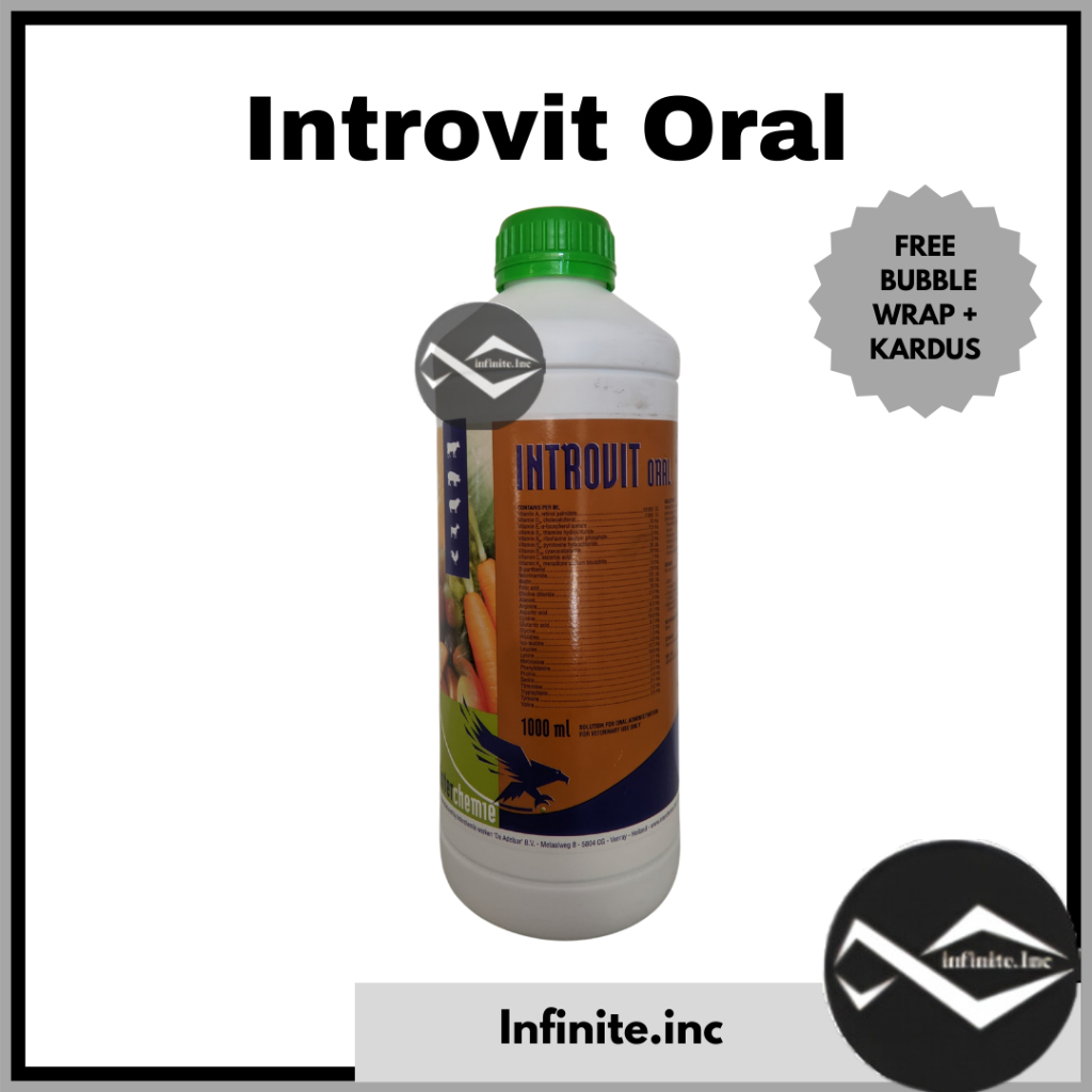 Jual Introvit ORAL 1000 ml 1 Liter 1 L Multivitamin 1000ml asam amino ...
