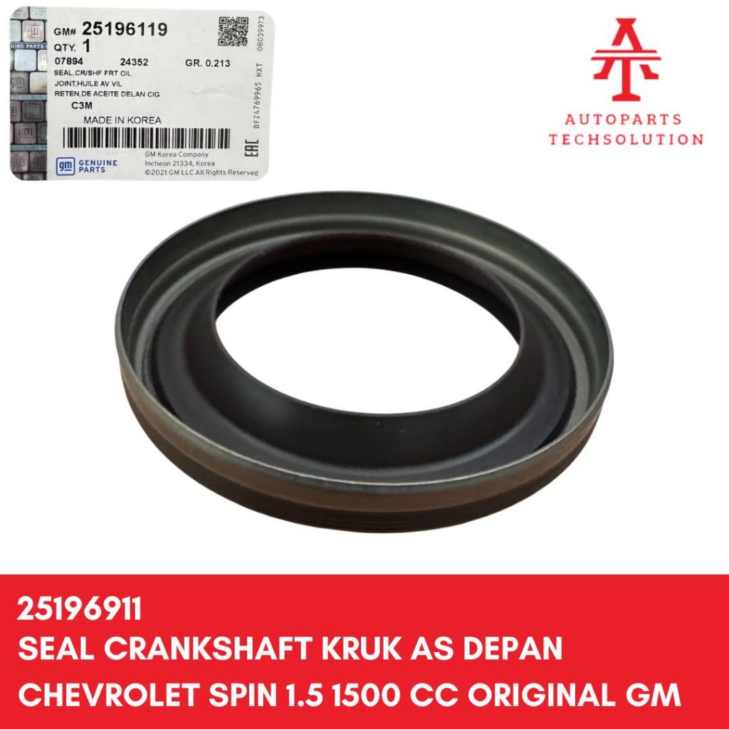Jual Seal Crankshaft Kruk As Depan Chevrolet Spin 1.5 1500 cc Original GM | Shopee Indonesia